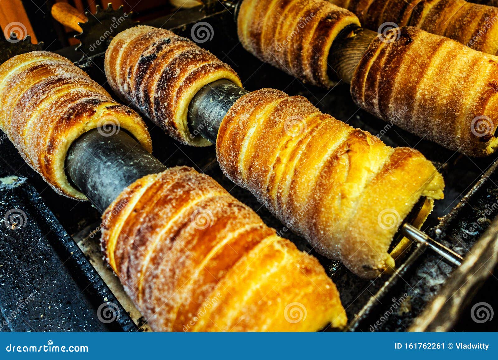 Cooking sugar spit cakes stock image. Image of christmas - 161762261