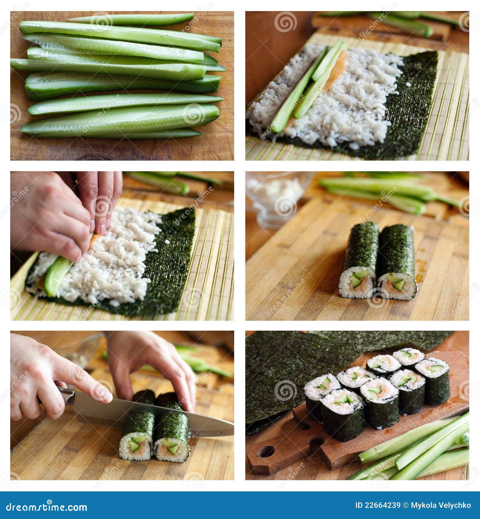 Cooking sushi stock image. Image of lunch, making, male - 22664239