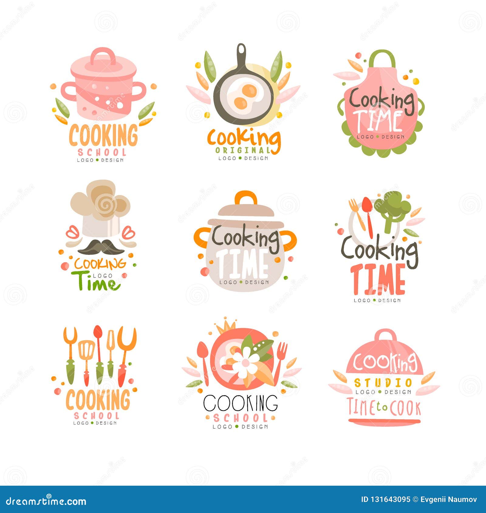 Cooking Logo Or Label. Emblem For Restaurant Or Cafe Menu Design ...