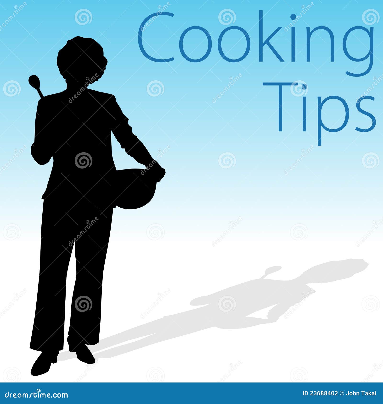 Cooking Tips stock vector. Illustration of senior, white - 23688402