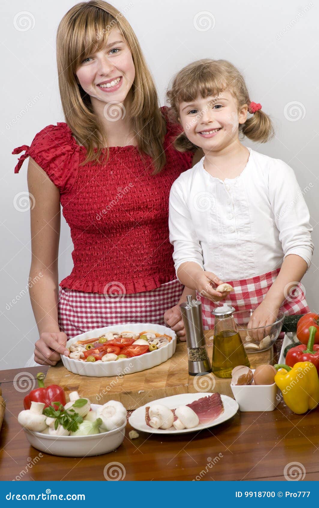 Cooking together stock photo. Image of onion, helping - 9918700