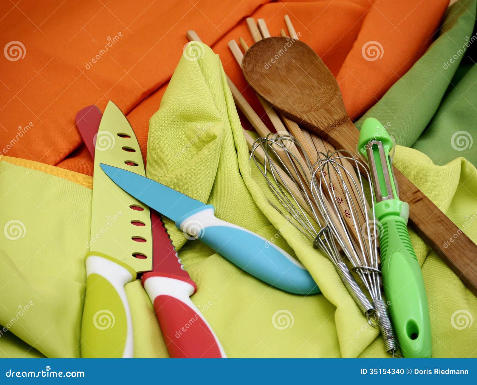 Cooking Tools Kitchen Work Chef Stock Photo - Image of knife, equipment ...