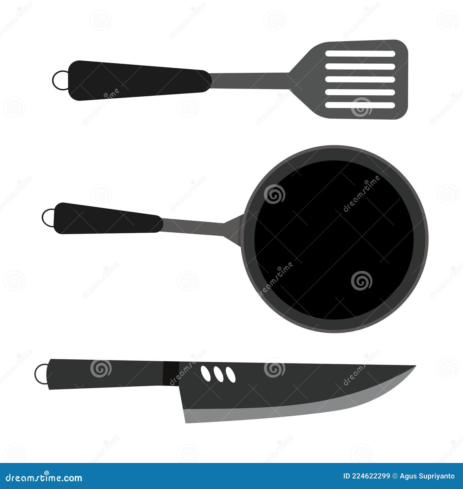 Cooking Tools Template Element Vector Stock Vector - Illustration of ...