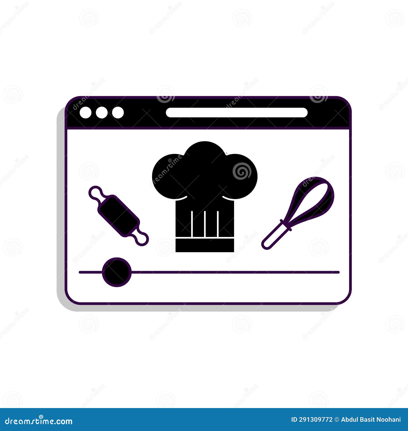 Cooking Tutorial Illustration. Add Flavor To Cooking Tutorials with ...