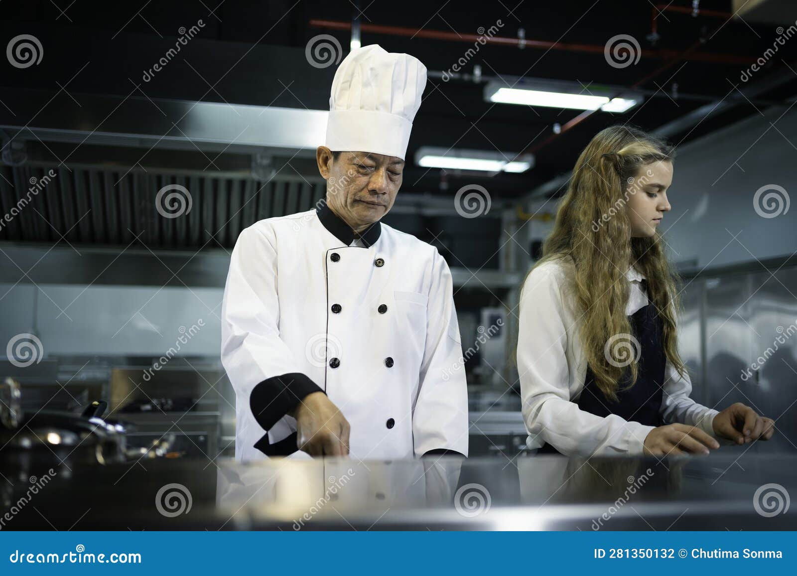 Cooking Under the Guidance of Seasoned Chefs Stock Photo - Image of ...