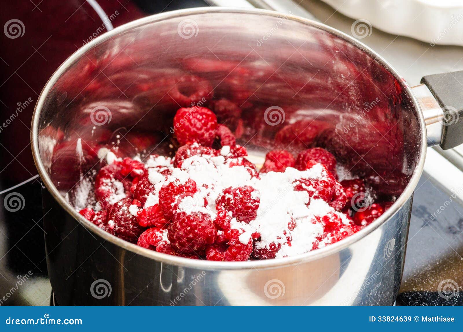 Raspberries stock image. Image of cooking, sugar, bake - 33824639