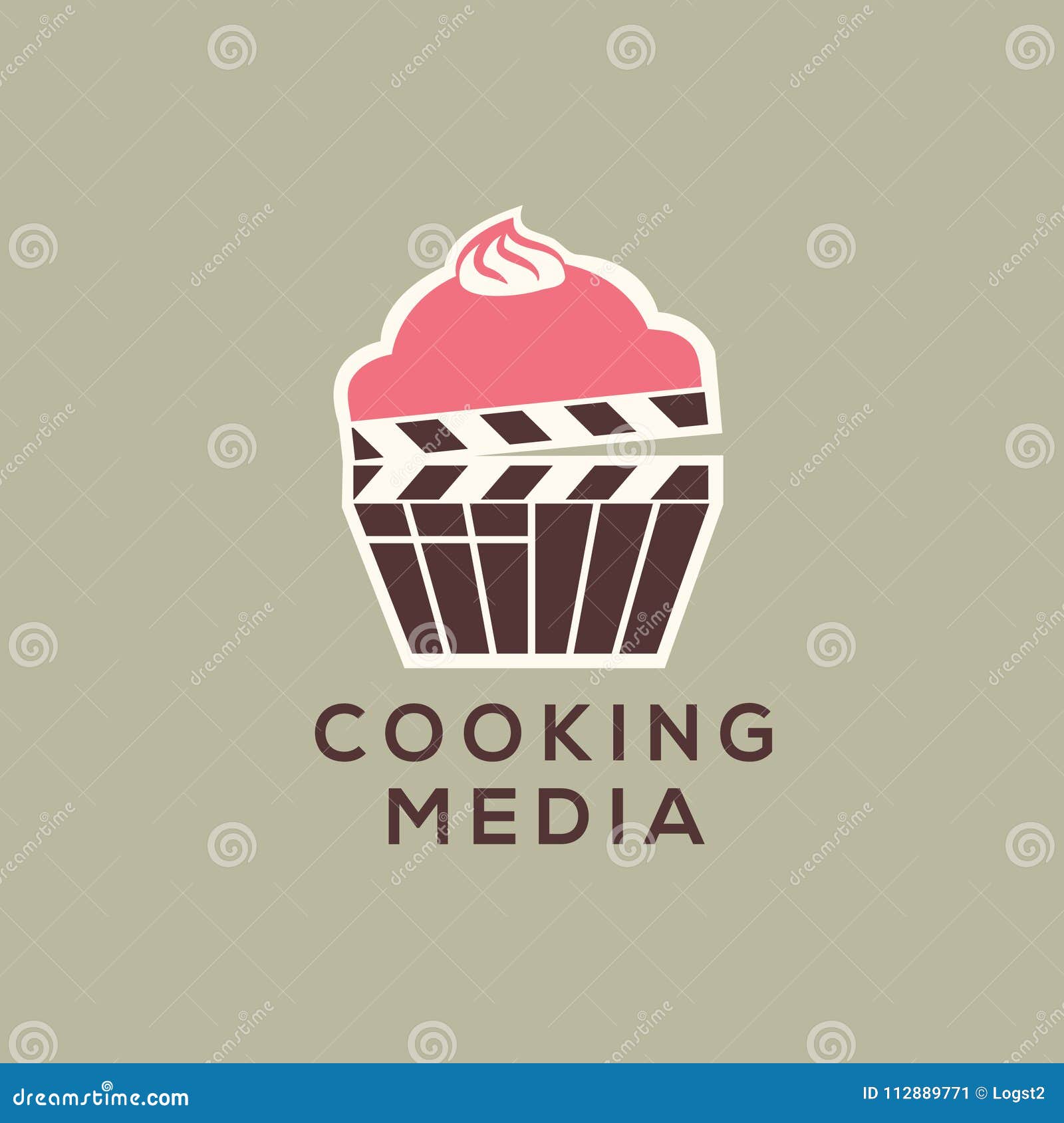 Cooking Vector Logo. Cooking Films Logo. Cooking Media Emblem Stock ...