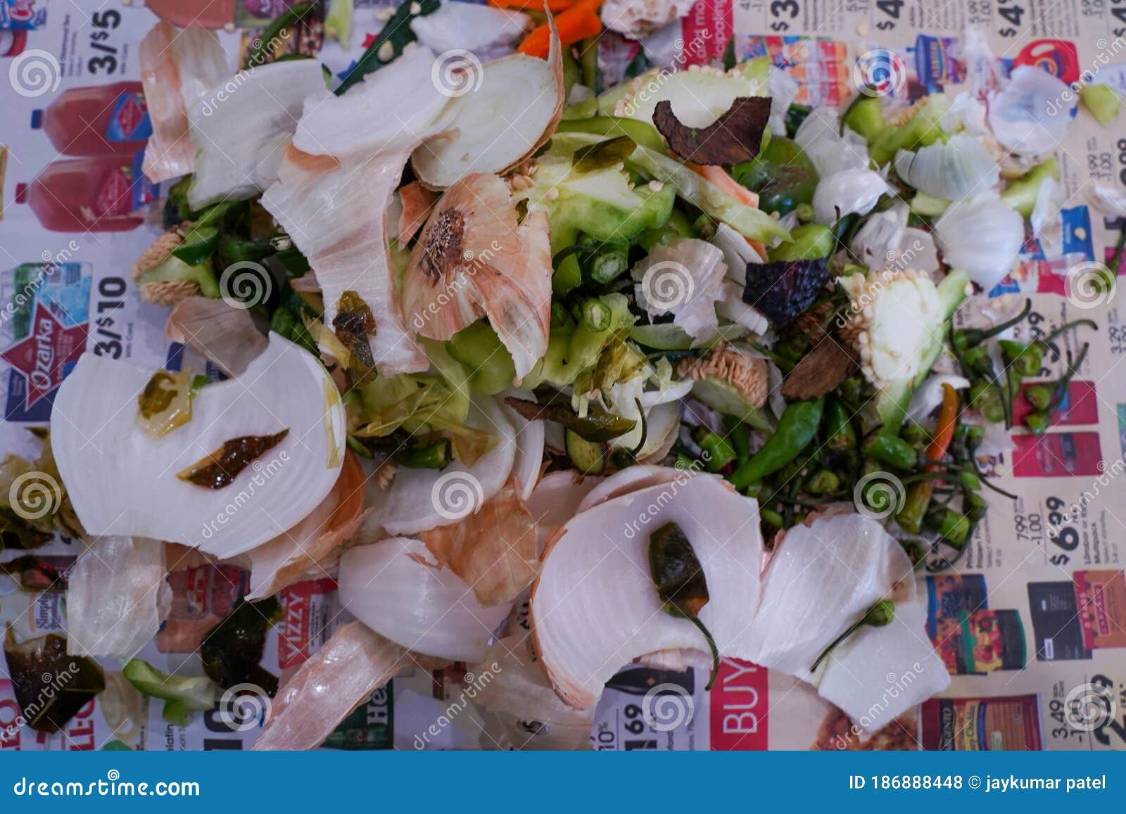 Cooking waste editorial stock photo. Image of waste - 186888448