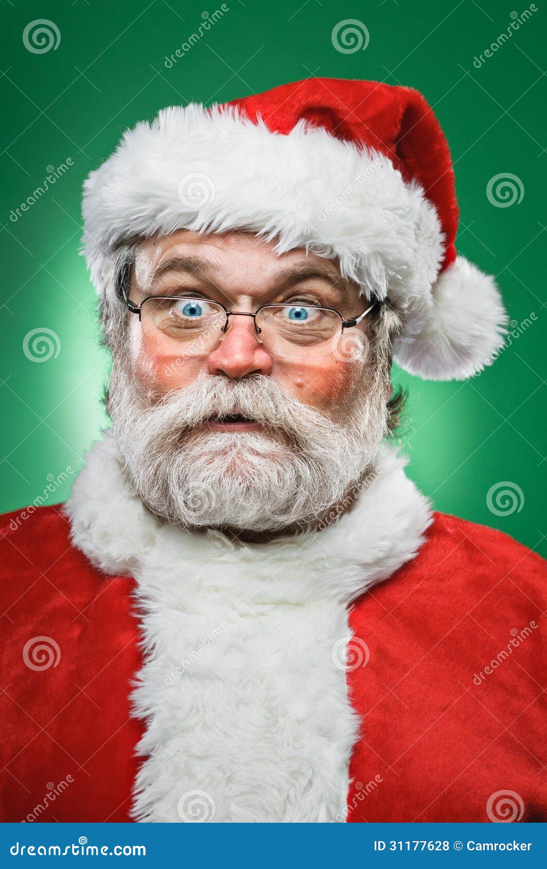 Cookoo Santa Claus stock photo. Image of santa, face - 31177628