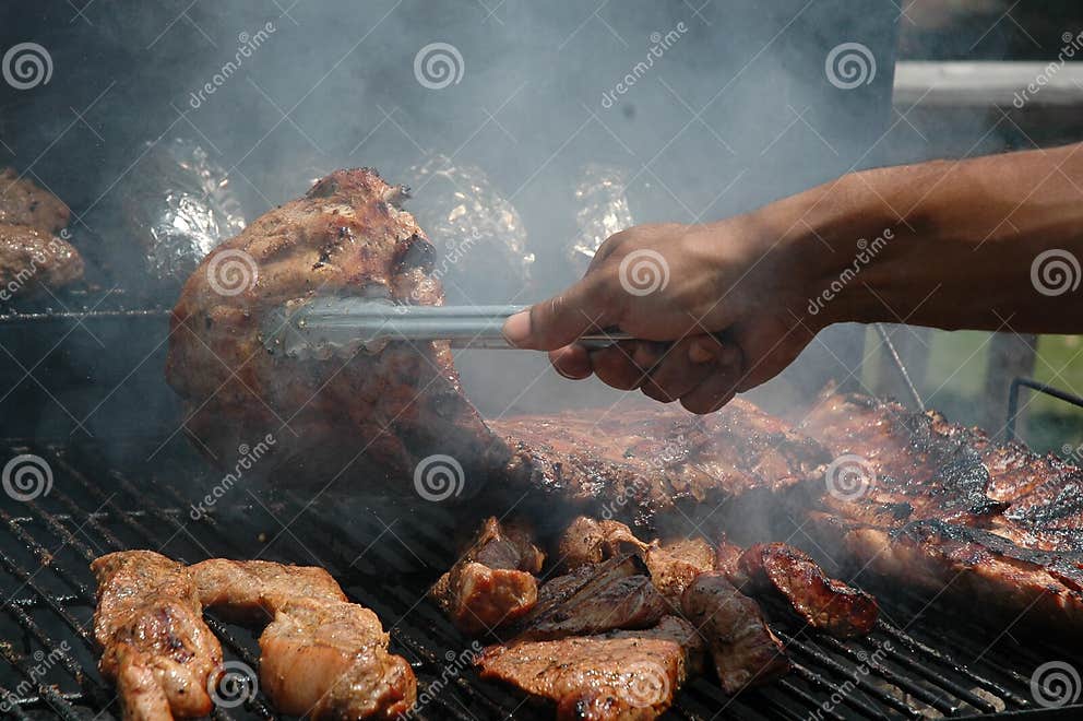 Cookout stock photo. Image of heat, grilling, ready, delicious - 5393086