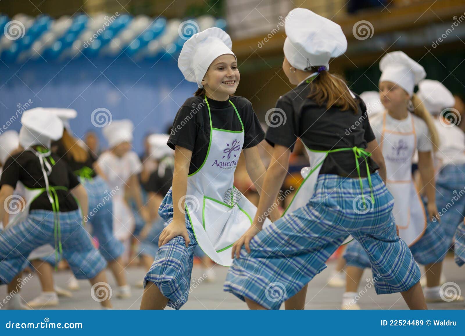 Cooks Dance editorial stock image. Image of back, performance - 22524489