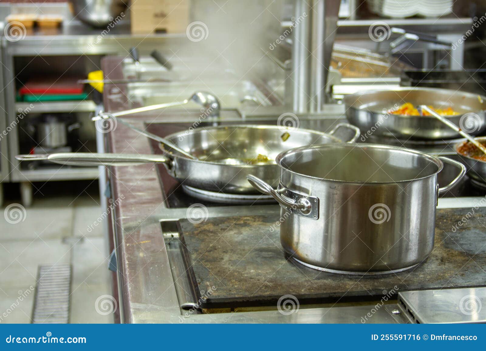 Cooks in Italian Restaurants Cooks at Work Stock Photo - Image of fresh ...