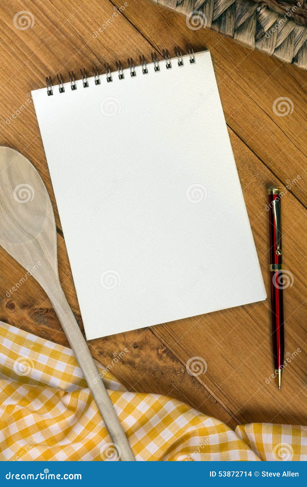 Cooks Notepad - Space for Text Stock Photo - Image of blank, farmhouse ...