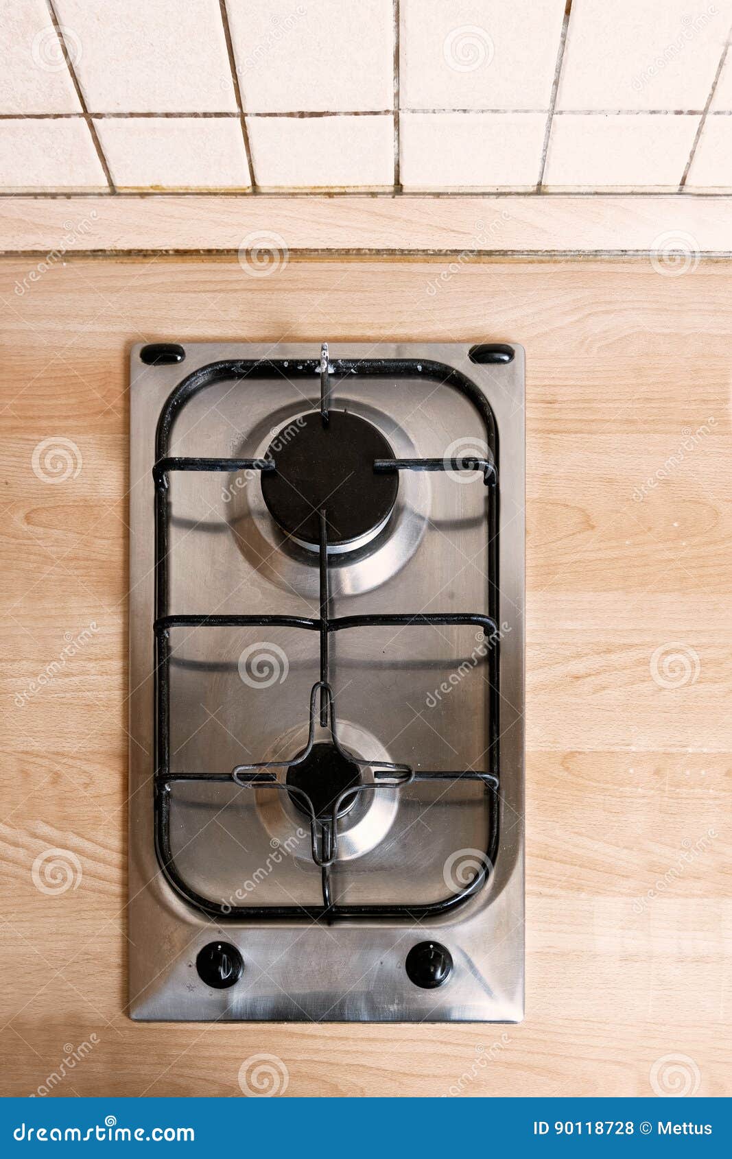 Cooktop Gas Burner Top View Stock Photo - Image of burner, equipment ...