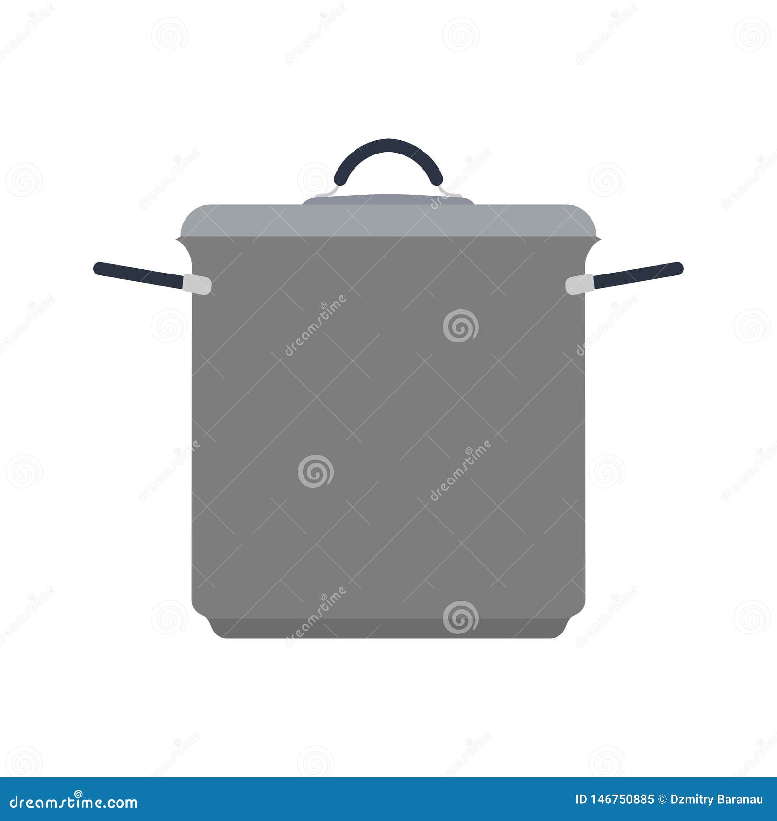 Cookware Home Symbol Cuisine Interior. Handle Chef Culinary Dishware ...