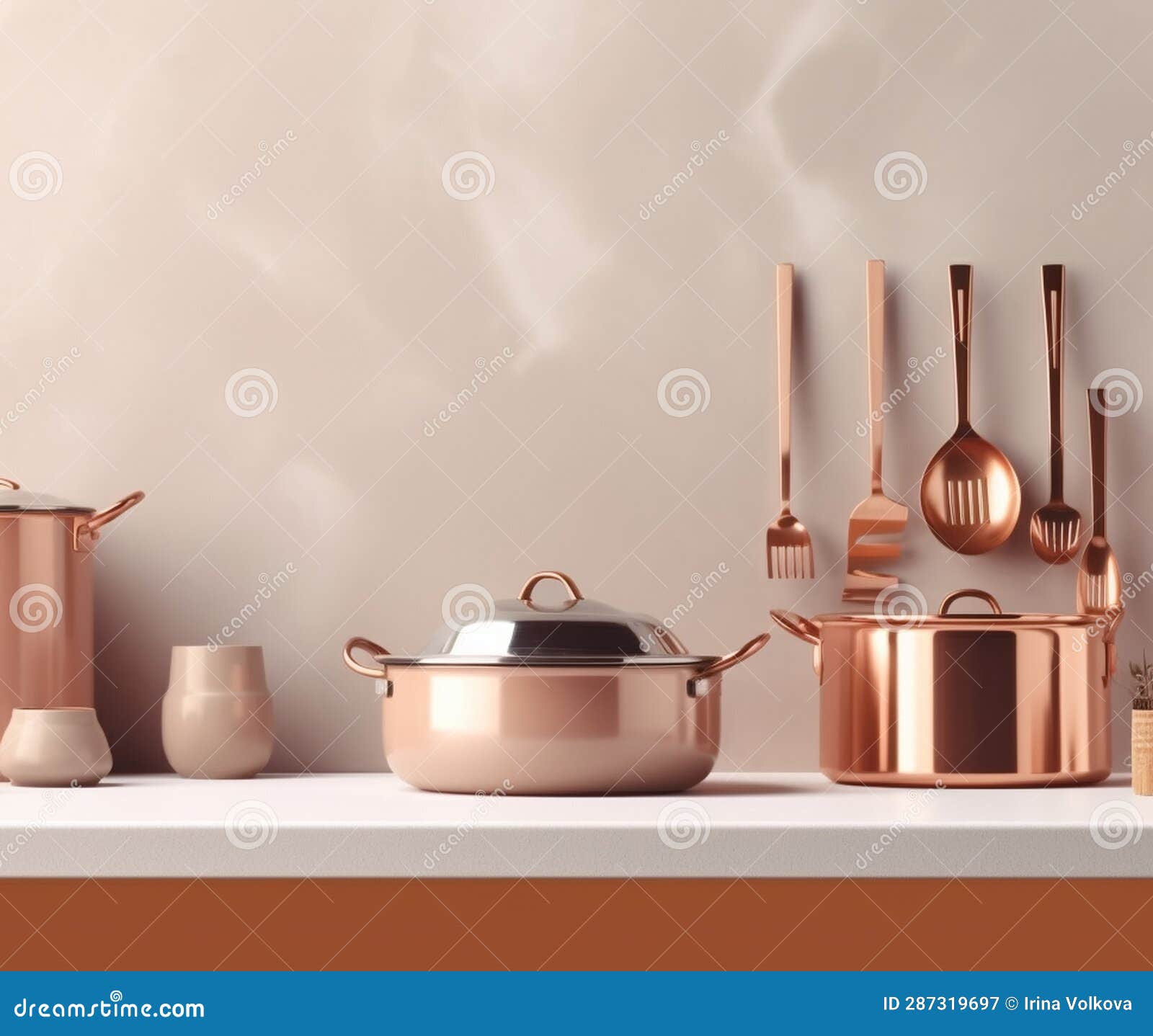 Cookware Kitchen in Modern Gourmet Kitchen Banner , Advertising Banner ...