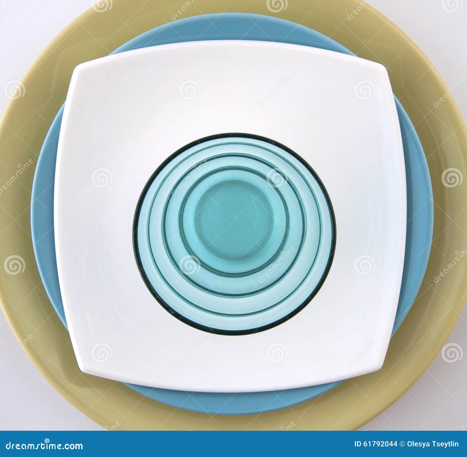 Cookware Set Closeup. Top View Stock Photo - Image of bright, abstract ...