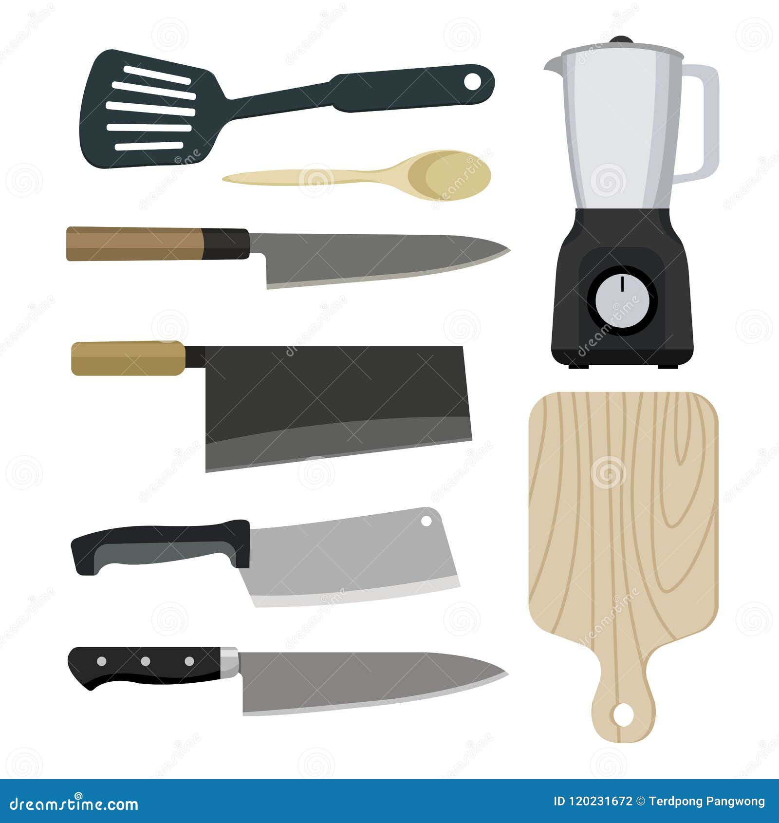Cookware Vector Collection Design Stock Illustration - Illustration of ...