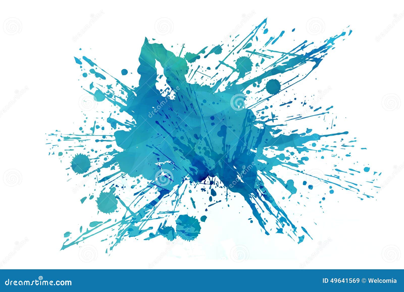 Cool Abstract Aqua Splash stock illustration. Illustration of design ...