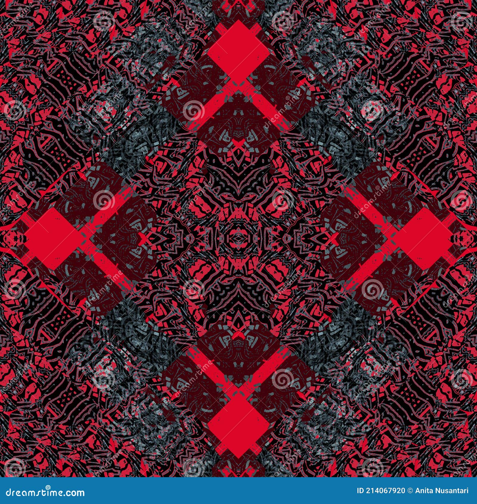 Cool Abstract Batik Pattern. Modern Abstract Batik Style for ...