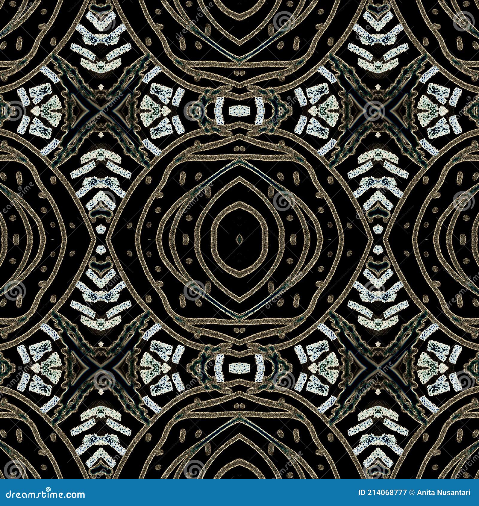 Cool Abstract Batik Pattern. Modern Abstract Batik Style for ...