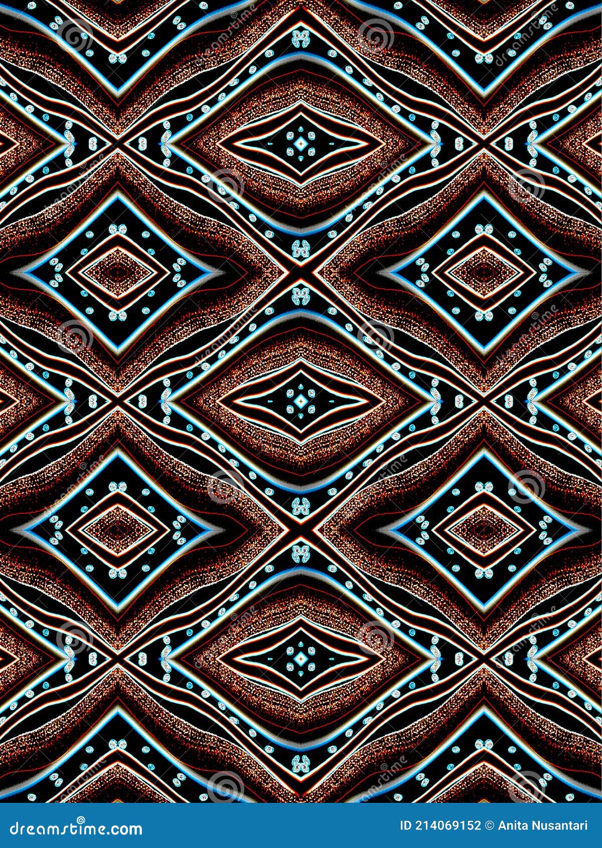 Cool Abstract Batik Pattern. Modern Abstract Batik Style for ...