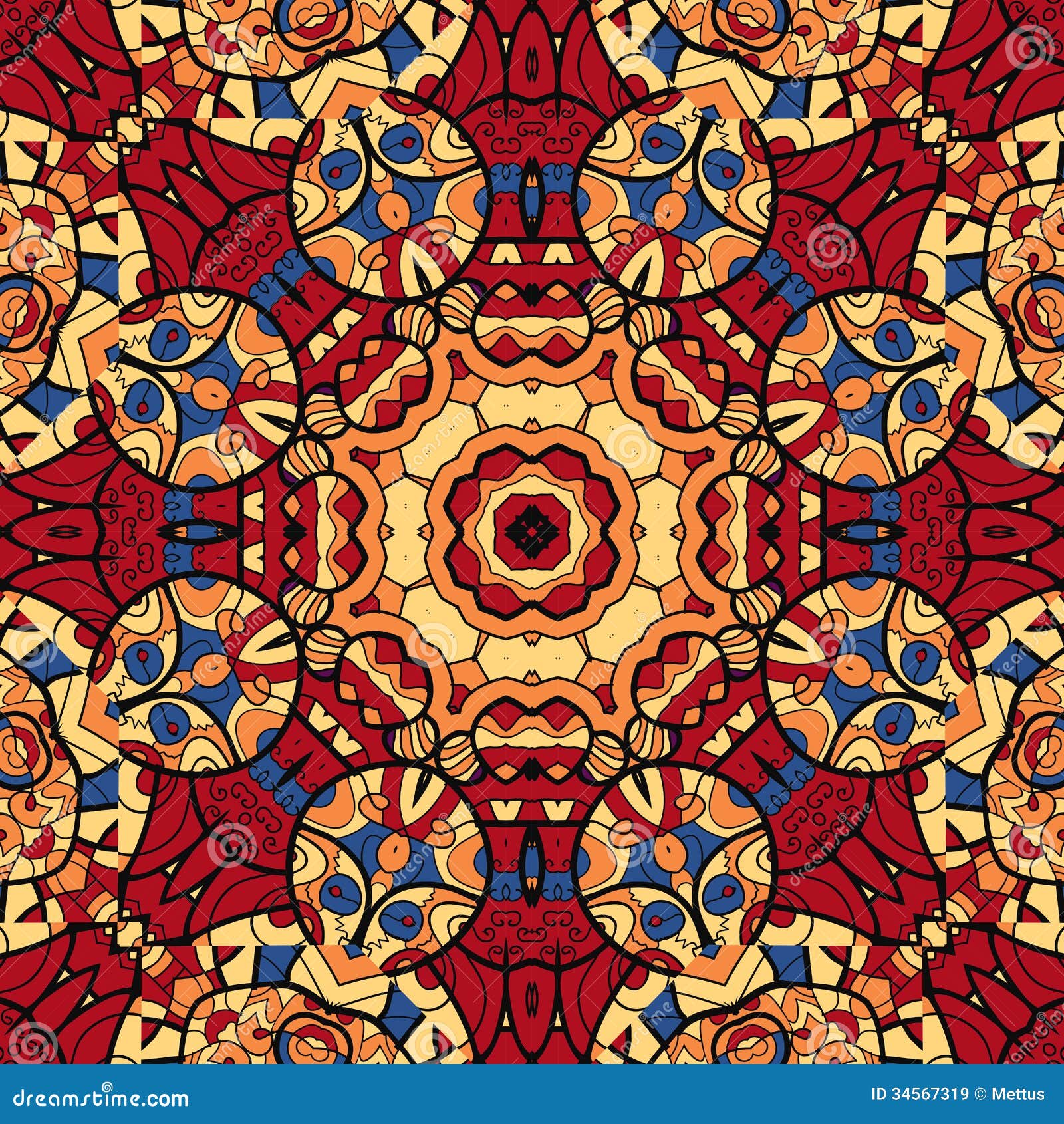 Really Cool Abstract Seamless Texture Full of Stock Vector ...