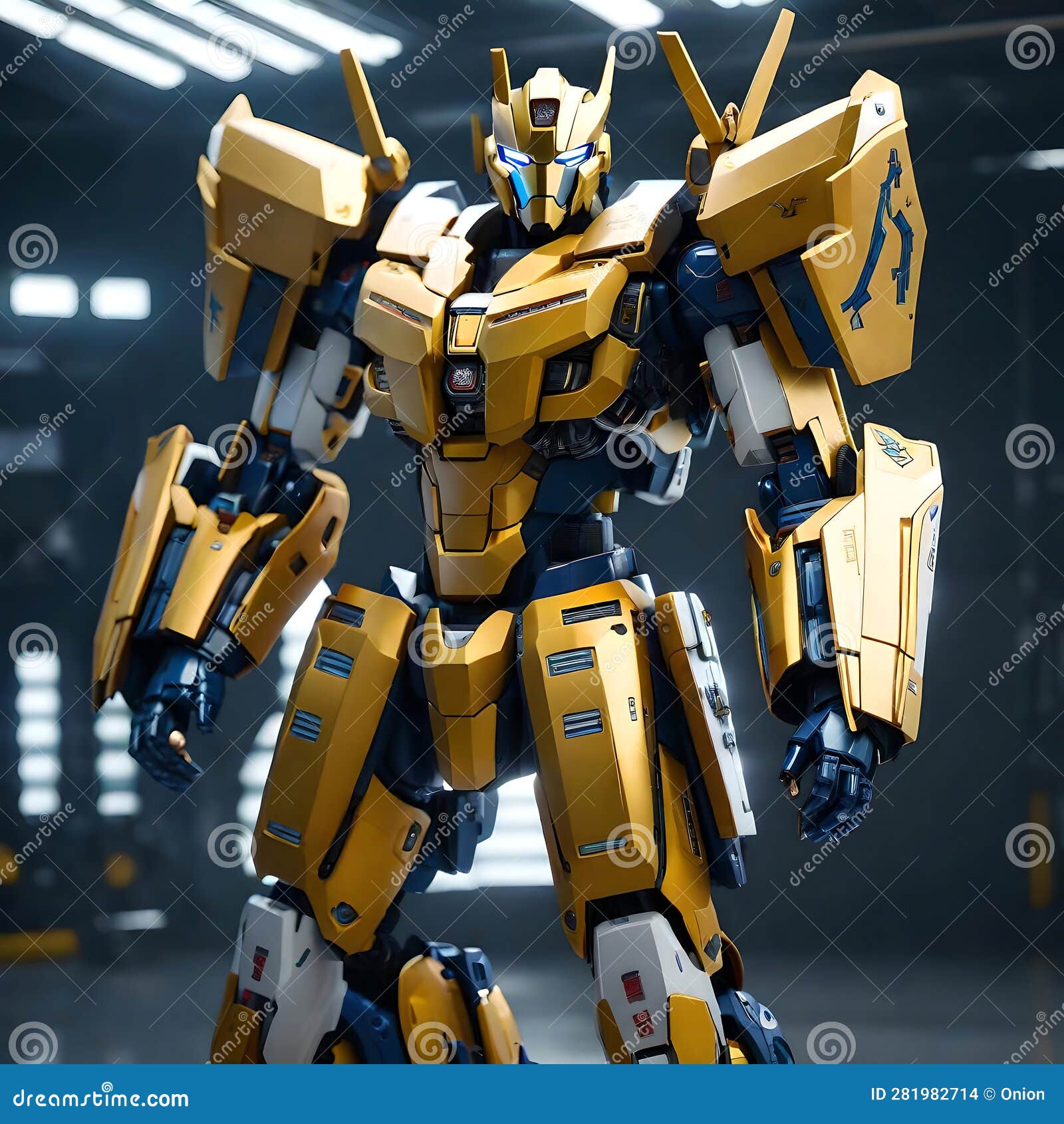Cool Advanced Robot with Lots of Details - Ai Generated Image Stock ...