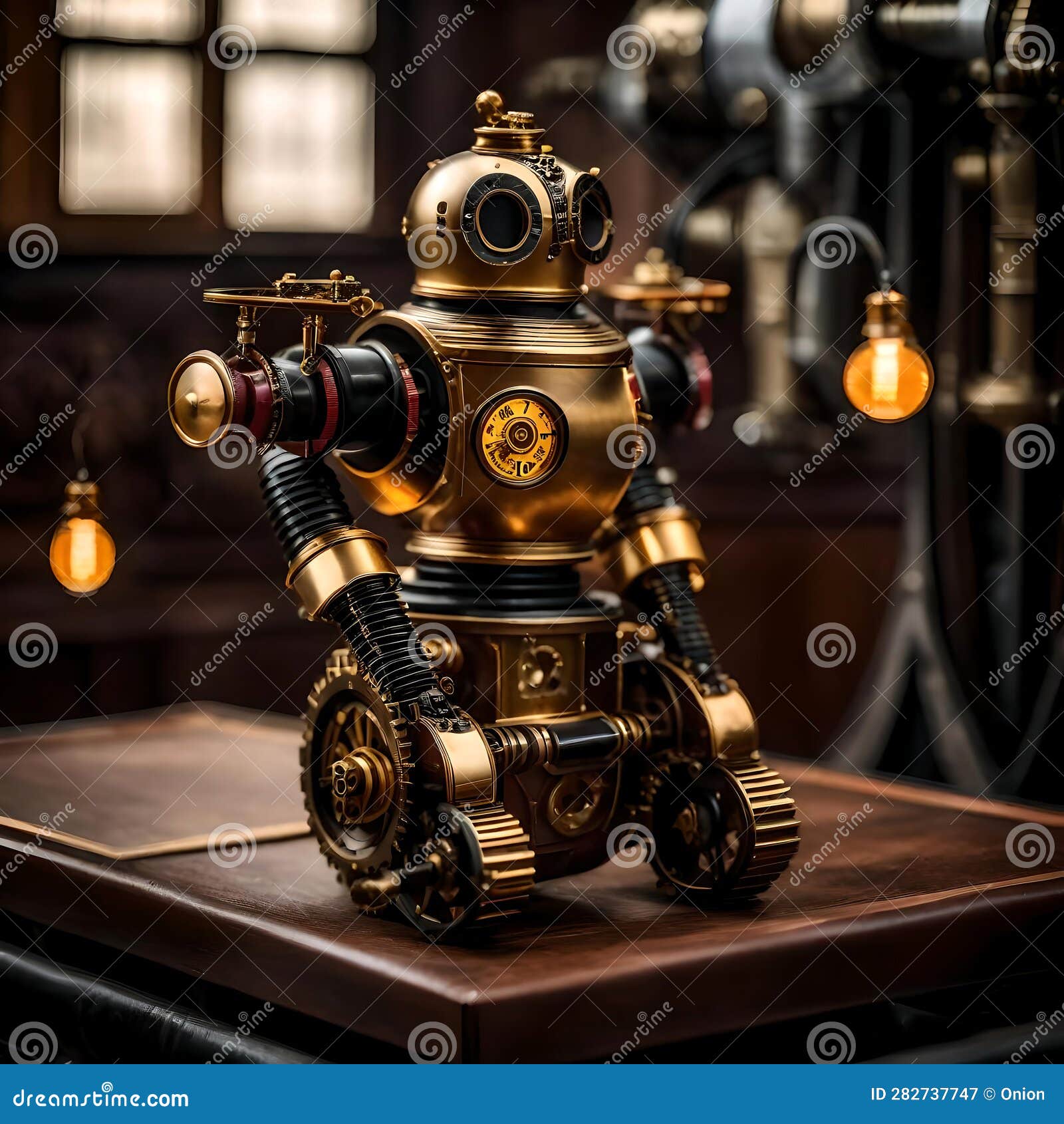 Cool Advanced Robot with Lots of Details - Ai Generated Image Stock ...