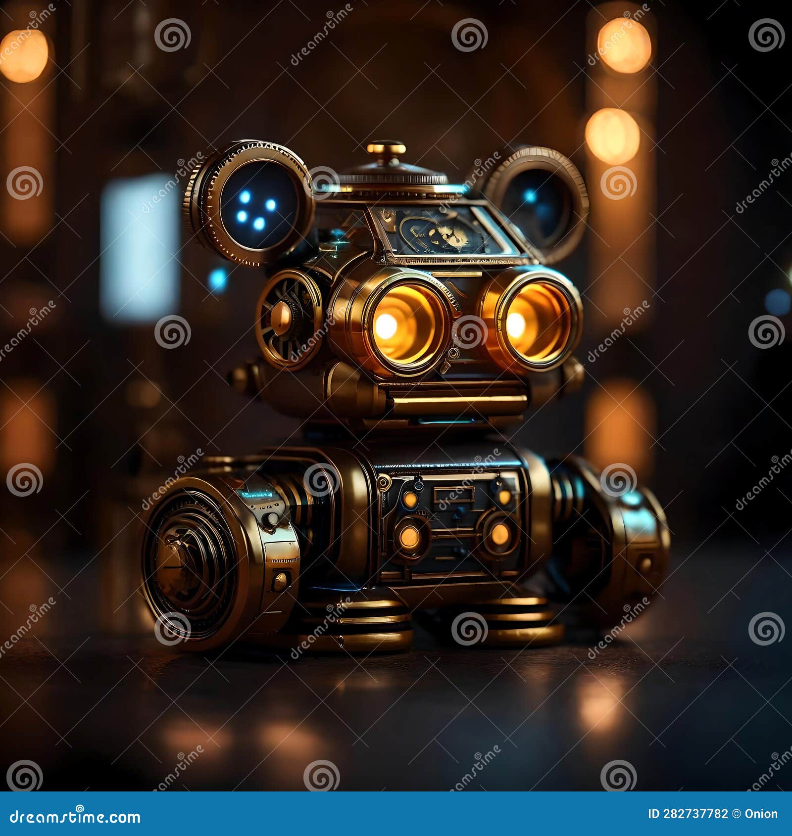Cool Advanced Robot with Lots of Details - Ai Generated Image Stock ...