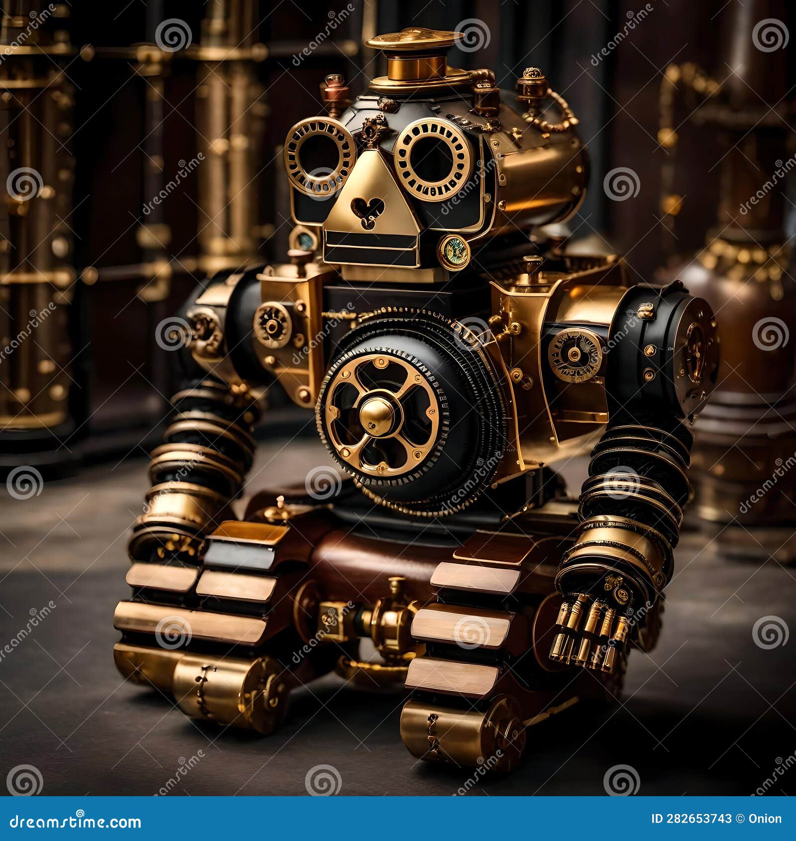 Cool Advanced Robot with Lots of Details - Ai Generated Image Stock ...