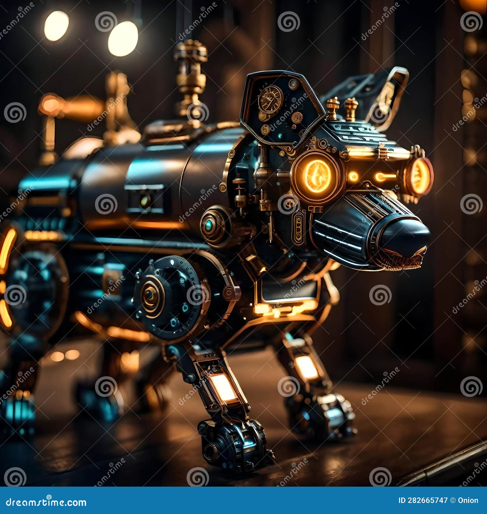 Cool Advanced Robot with Lots of Details - Ai Generated Image Stock ...