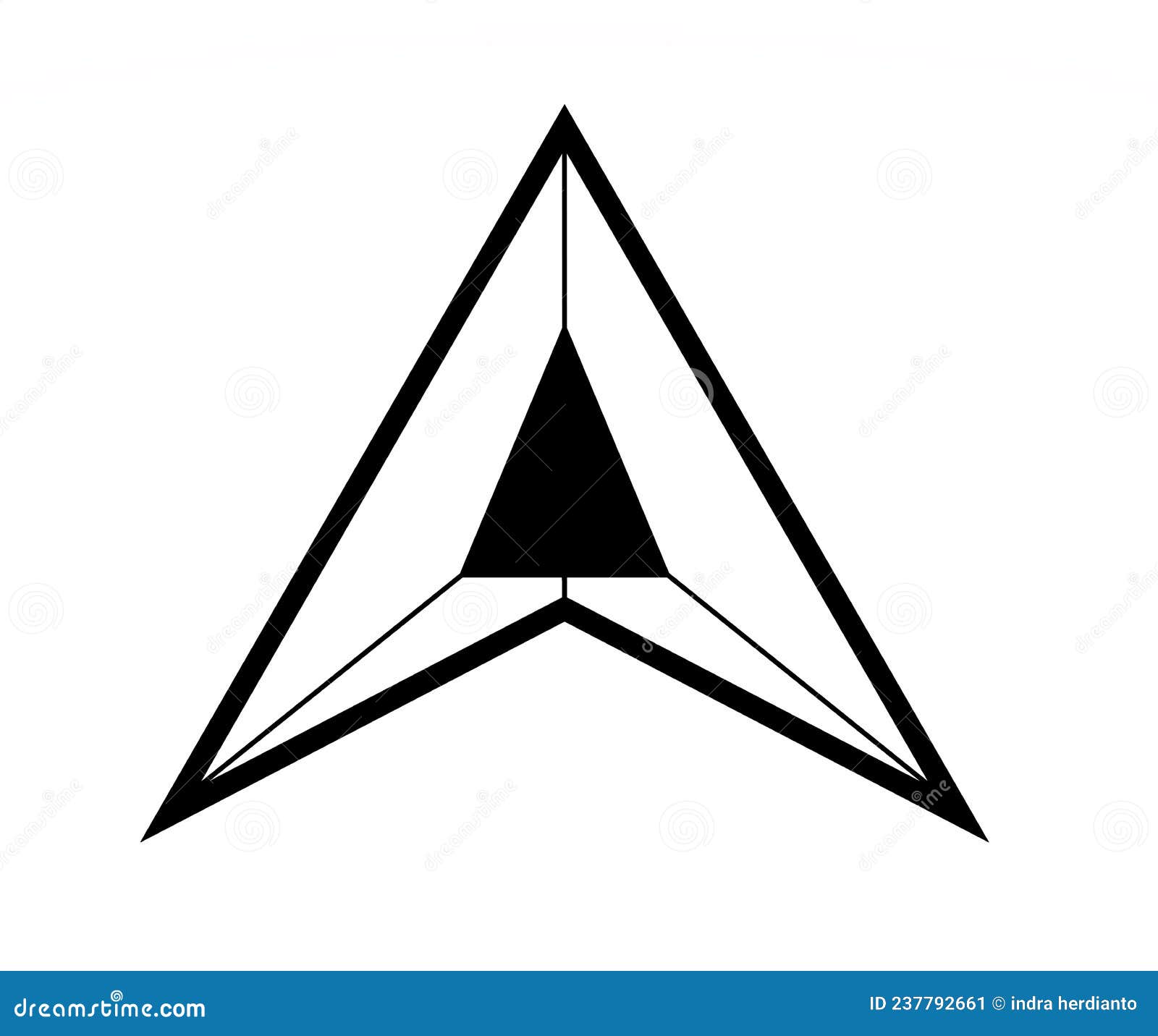 The cool a alphabet stock illustration. Illustration of shape - 237792661