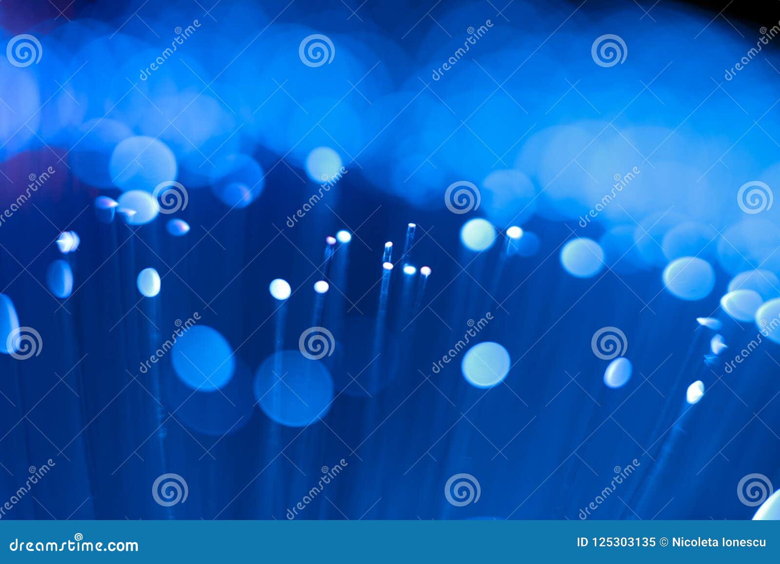 Abstract Creative Optic Fiber Lamp Background Stock Image - Image of ...