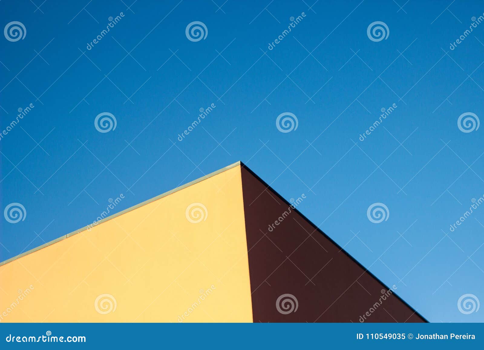 Orange building background stock image. Image of shadow - 110549035