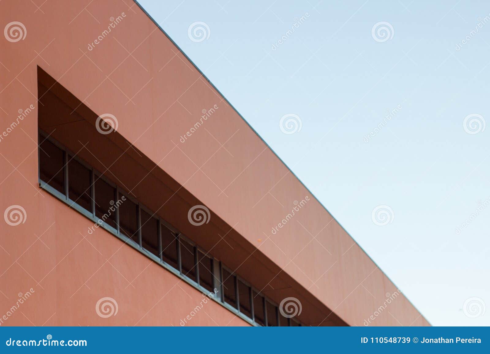 Orange Building Background Align Stock Image - Image of buildings ...