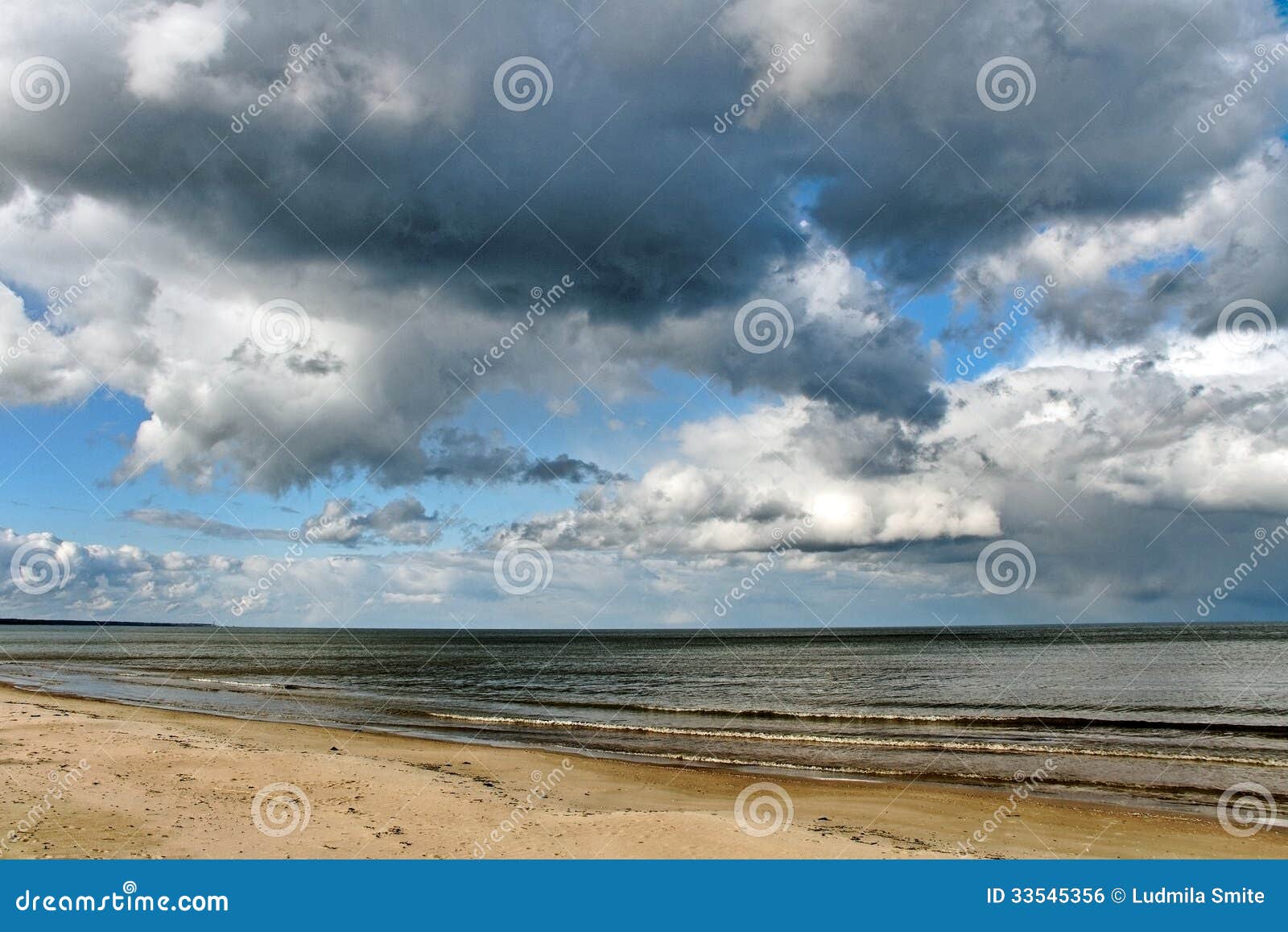 Cool Baltic sea. stock photo. Image of clear, airy, purity - 33545356