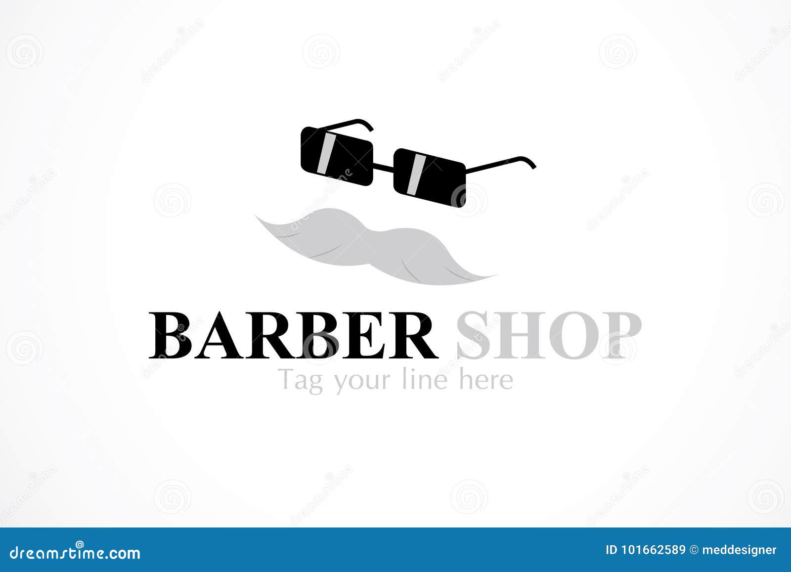 Cool Barber Shop logo stock vector. Illustration of barber - 101662589