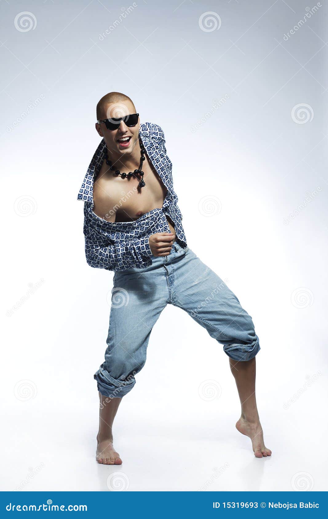 Cool beach boy stock image. Image of physique, barefoot - 15319693