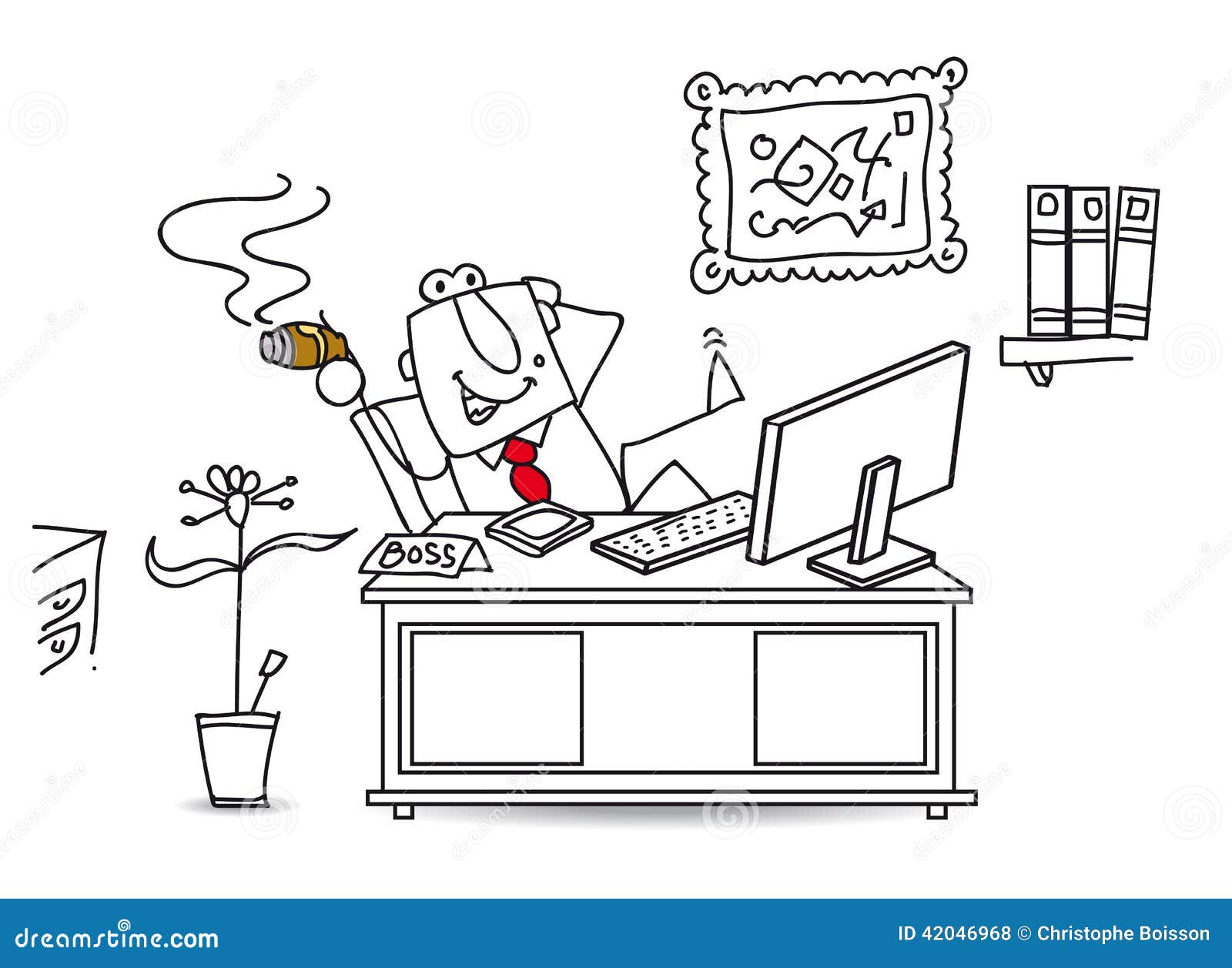 Cool Big Boss Stock Vector - Image: 42046968 Cool Big Boss Stock Vector - Image: 42046968