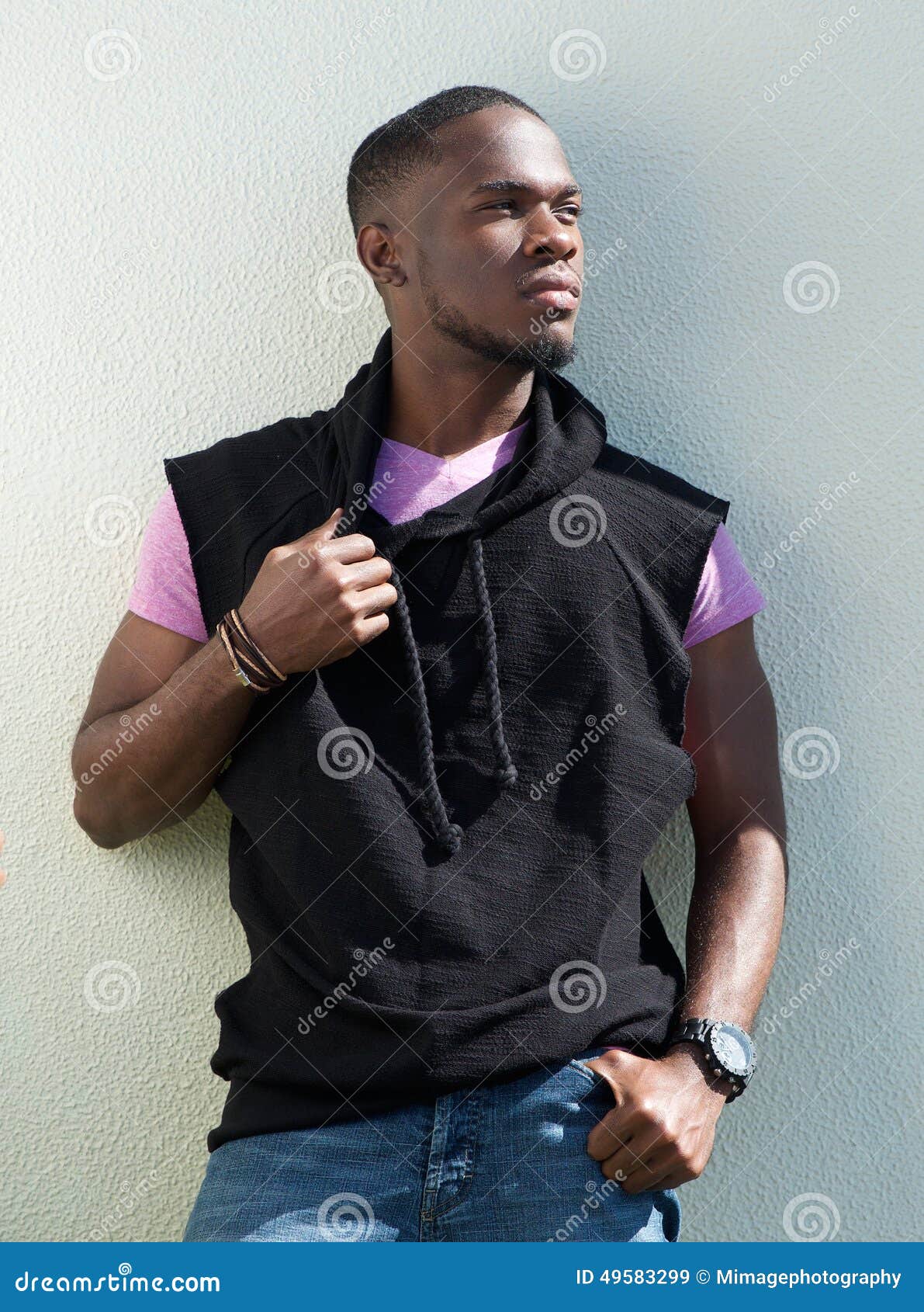 Cool black guy stock image. Image of handsome, friendly - 49583299