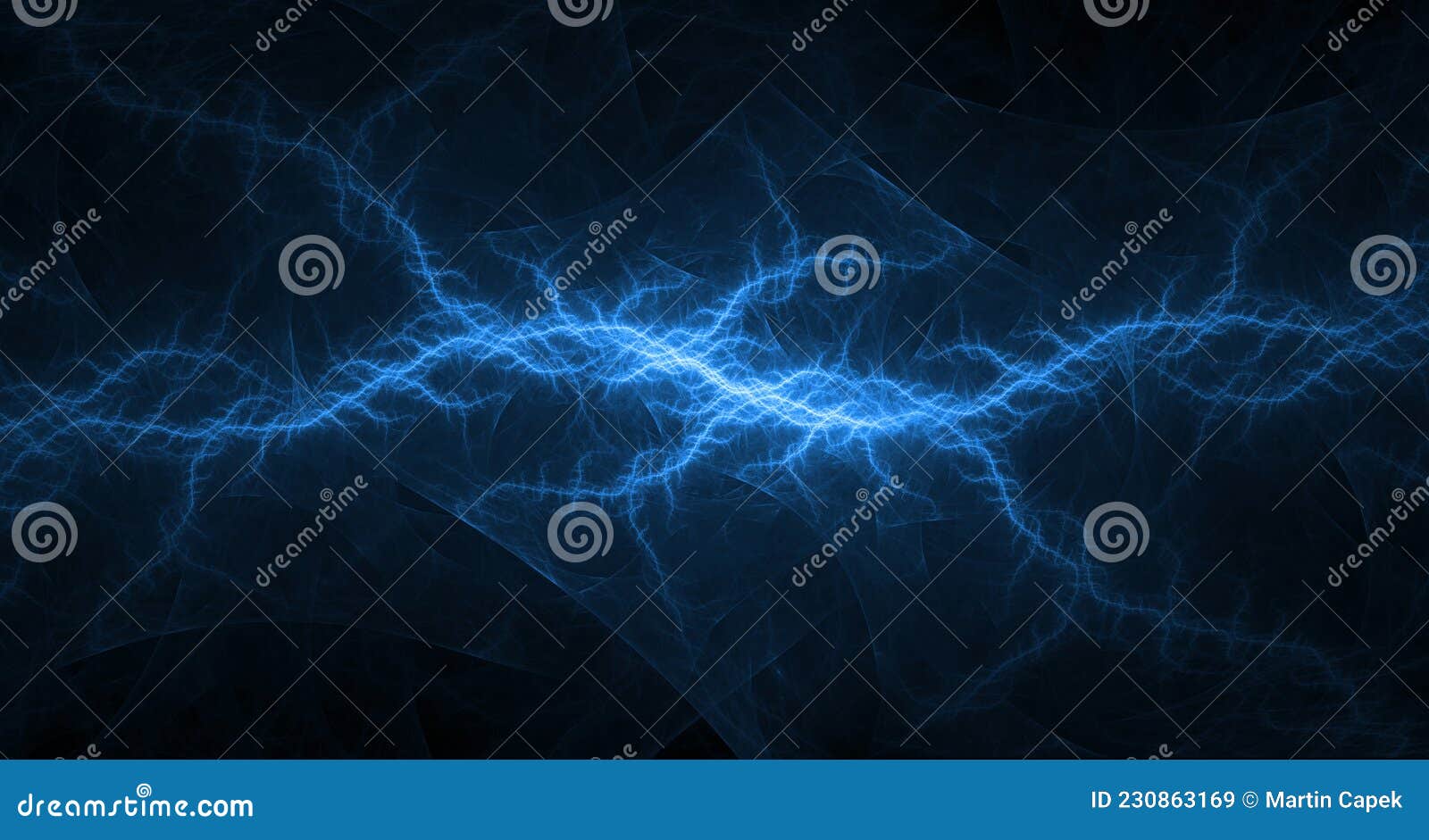 Cool Blue Lightning Backgrounds