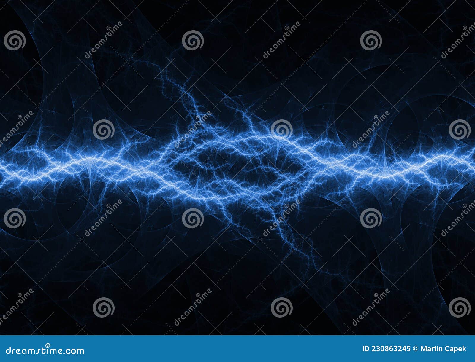 Cool Blue Lightning Backgrounds