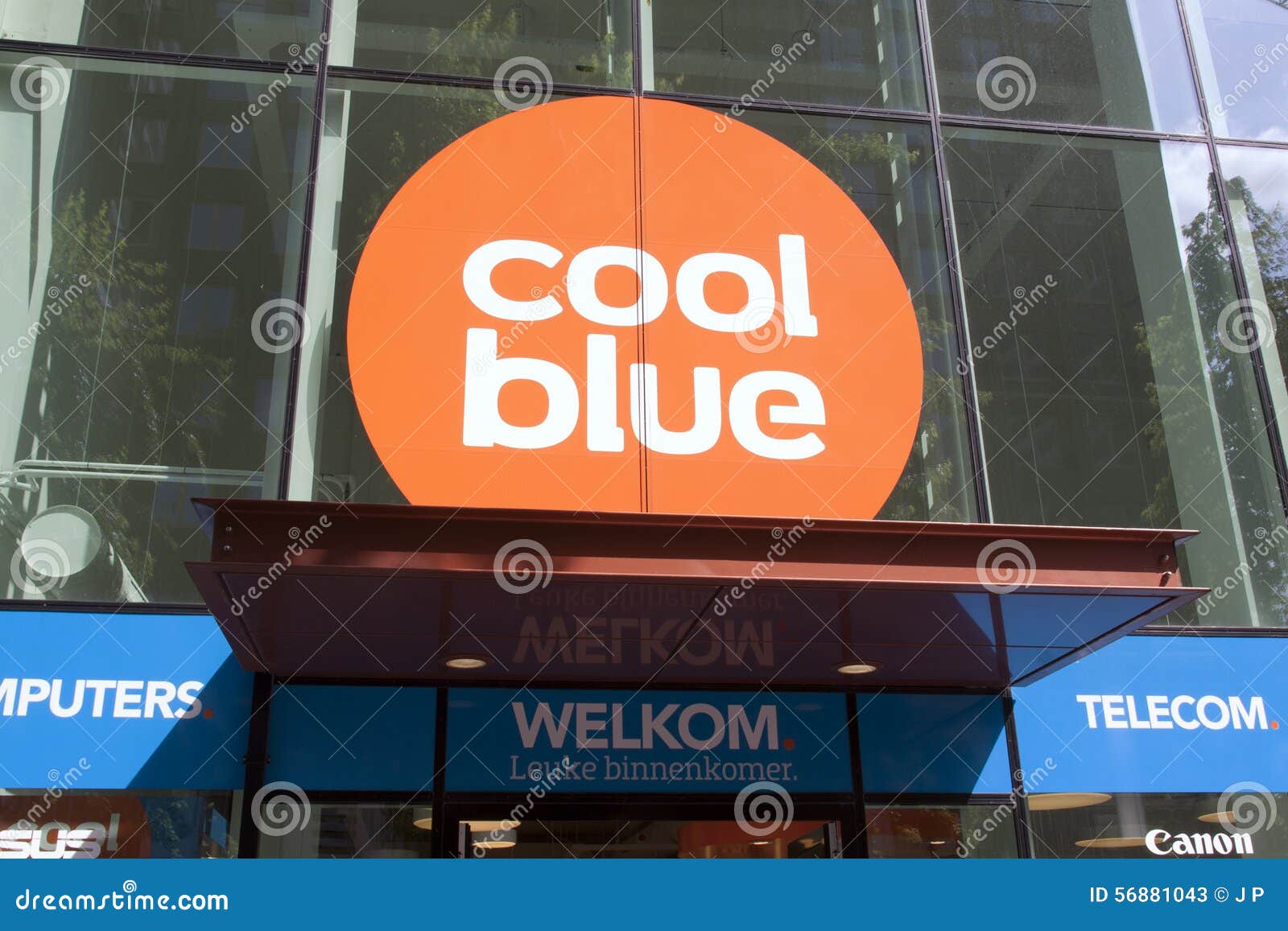 Cool blue amsterdam editorial stock photo. Image of cool - 56881043