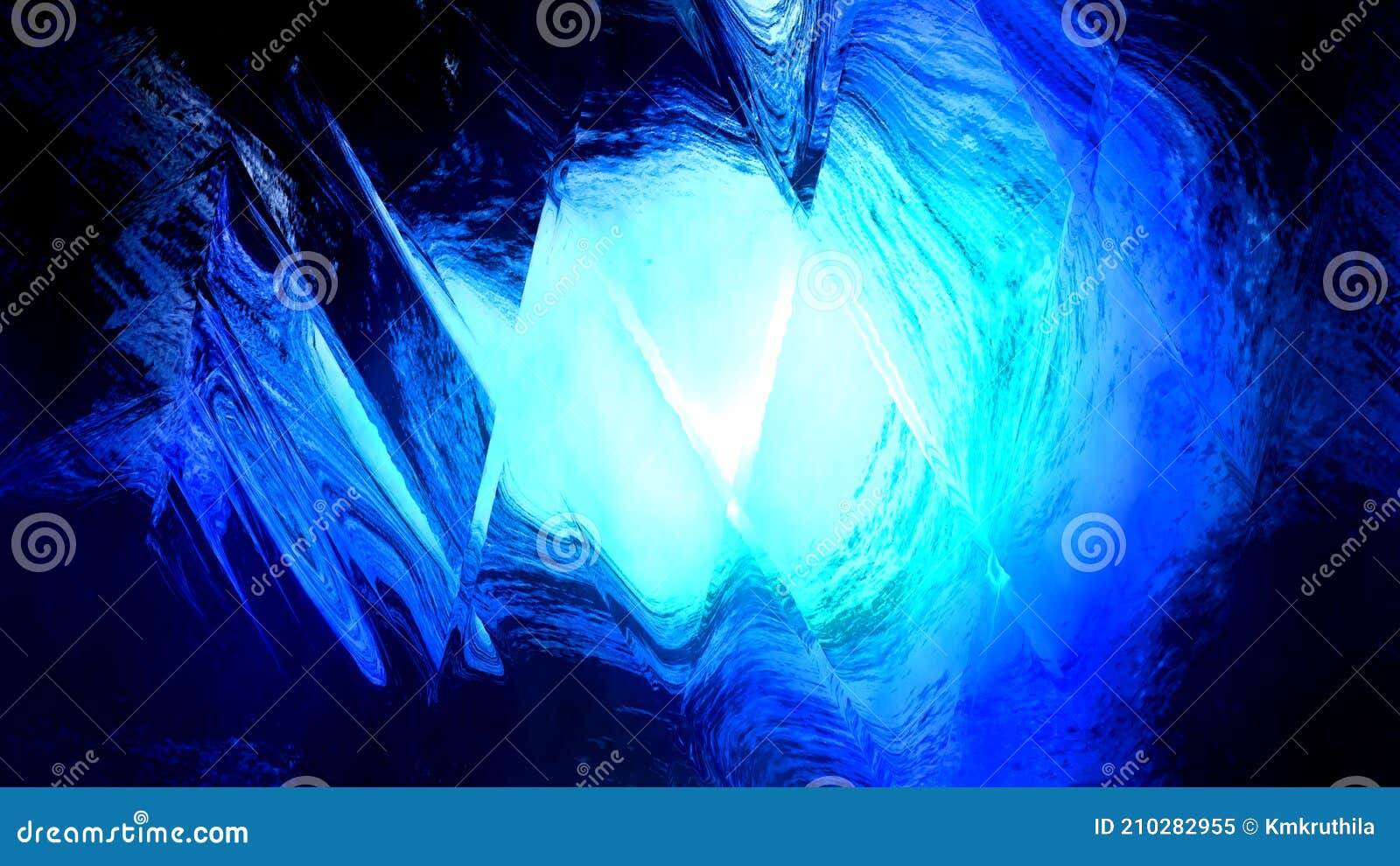 Cool Blue Painting Texture Background Image Stock Illustration ...