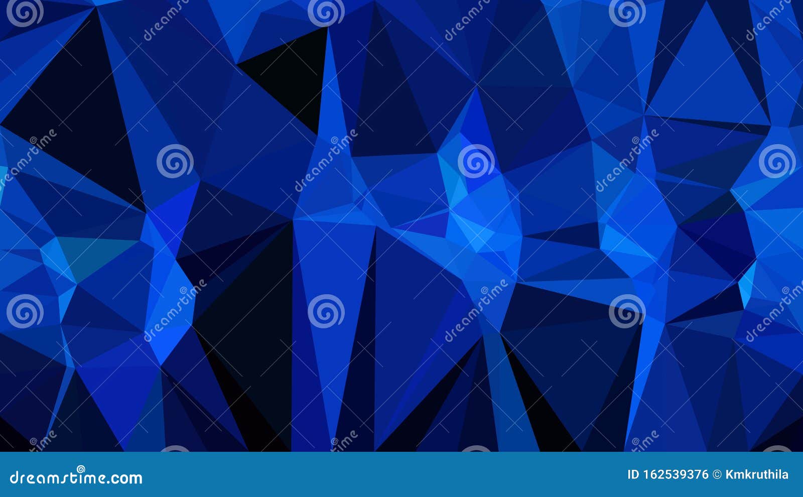 Cool Blue Polygon Abstract Background Vector Graphic Stock Vector ...