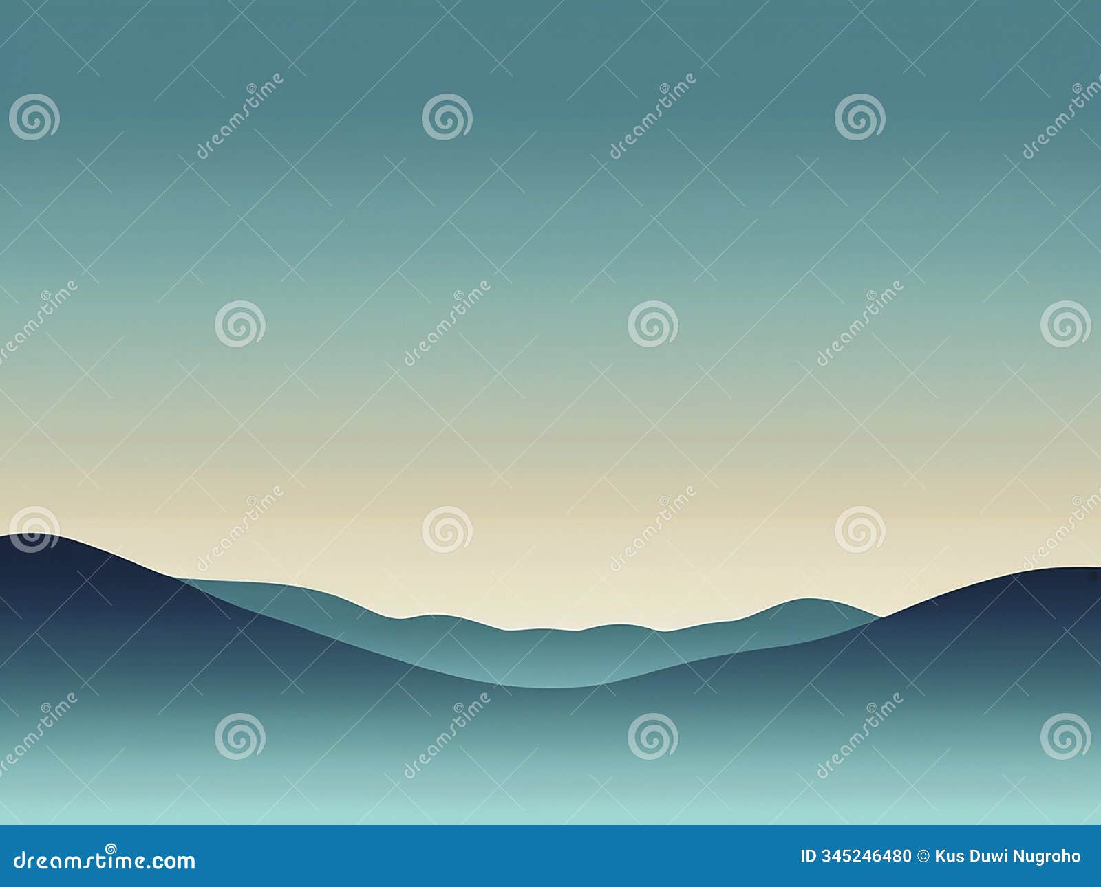 Cool Blue Retro Gradient with Heavy Grain Overlay Stock Photo - Image ...