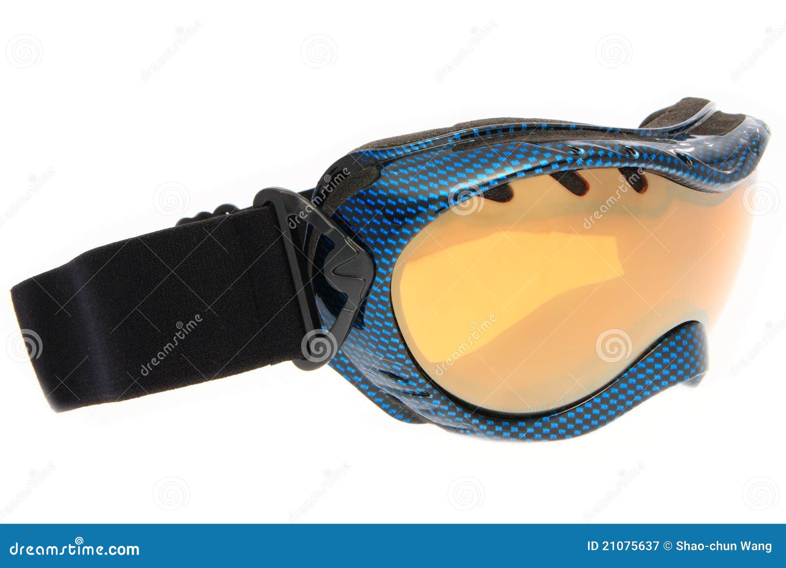 Cool blue ski goggles stock image. Image of energetic - 21075637