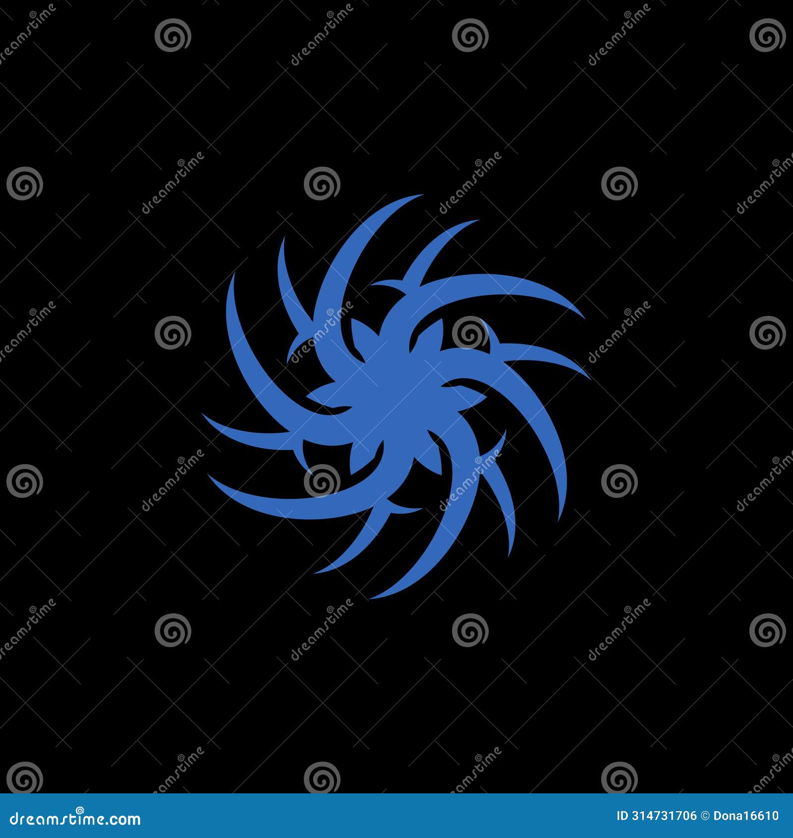 Swirl logo stock vector. Illustration of graphic, iconic - 314731706