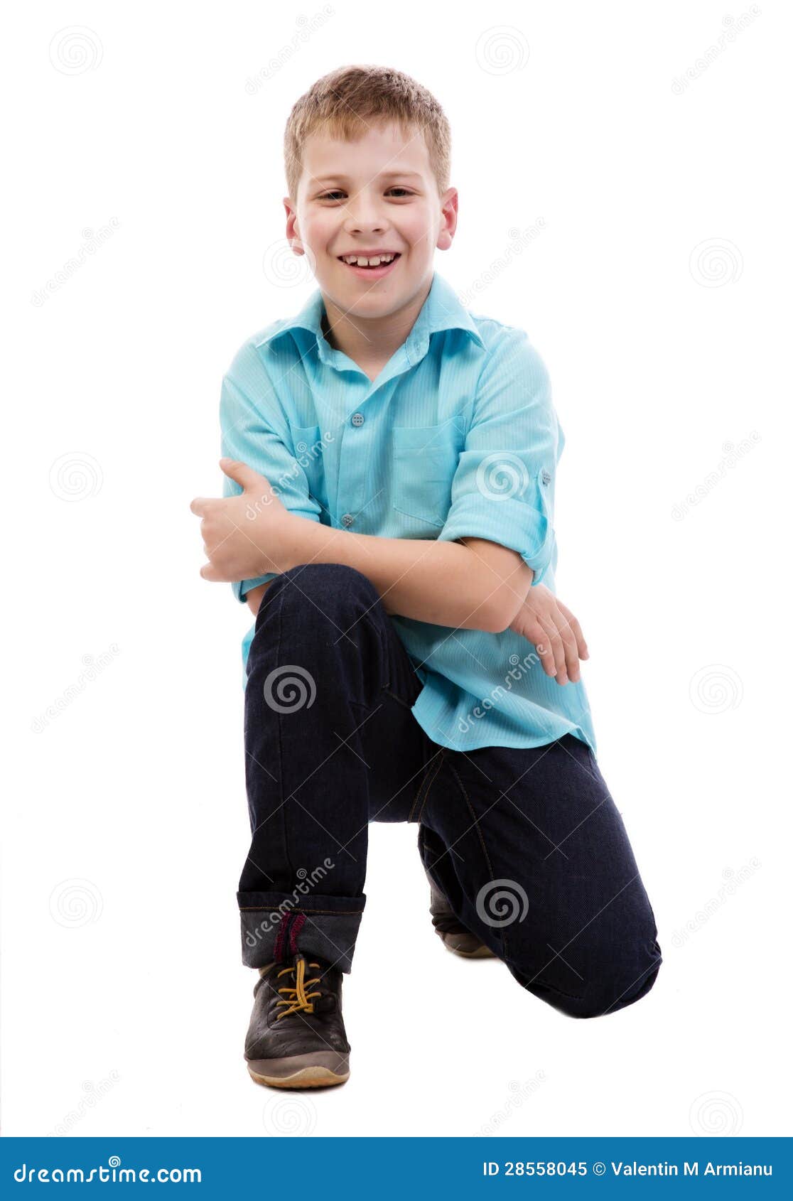 Cool Boy stock image. Image of happy, studio, portrait - 28558045